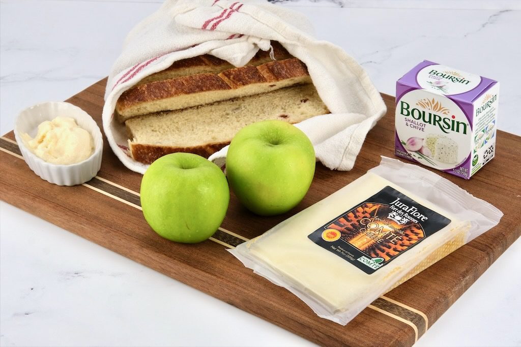 Apple Melt with Comté and Boursin - The Eating Emporium