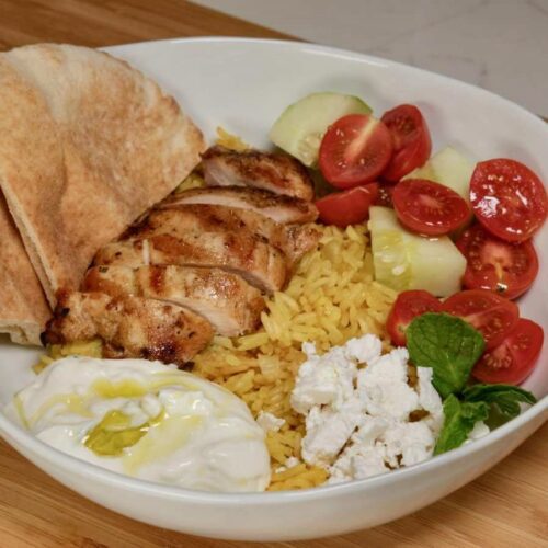 Shawarma Chicken with Garlic-Yogurt Sauce - The Eating Emporium