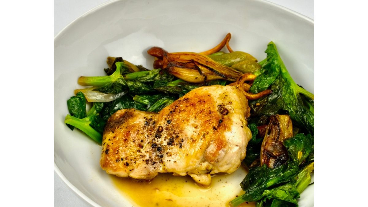 Chicken with Spring Vegetables - The Eating Emporium